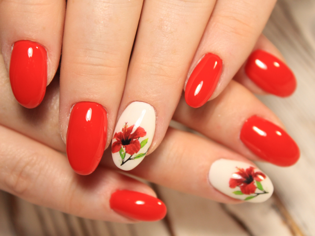 Unha Decorada Vermelha: 55 Fotos para Inspirar! - Unha Decorada Simples