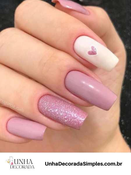 Unha Decorada: 27 Estilos e 259 Fotos Lindas – Unha Decorada Simples